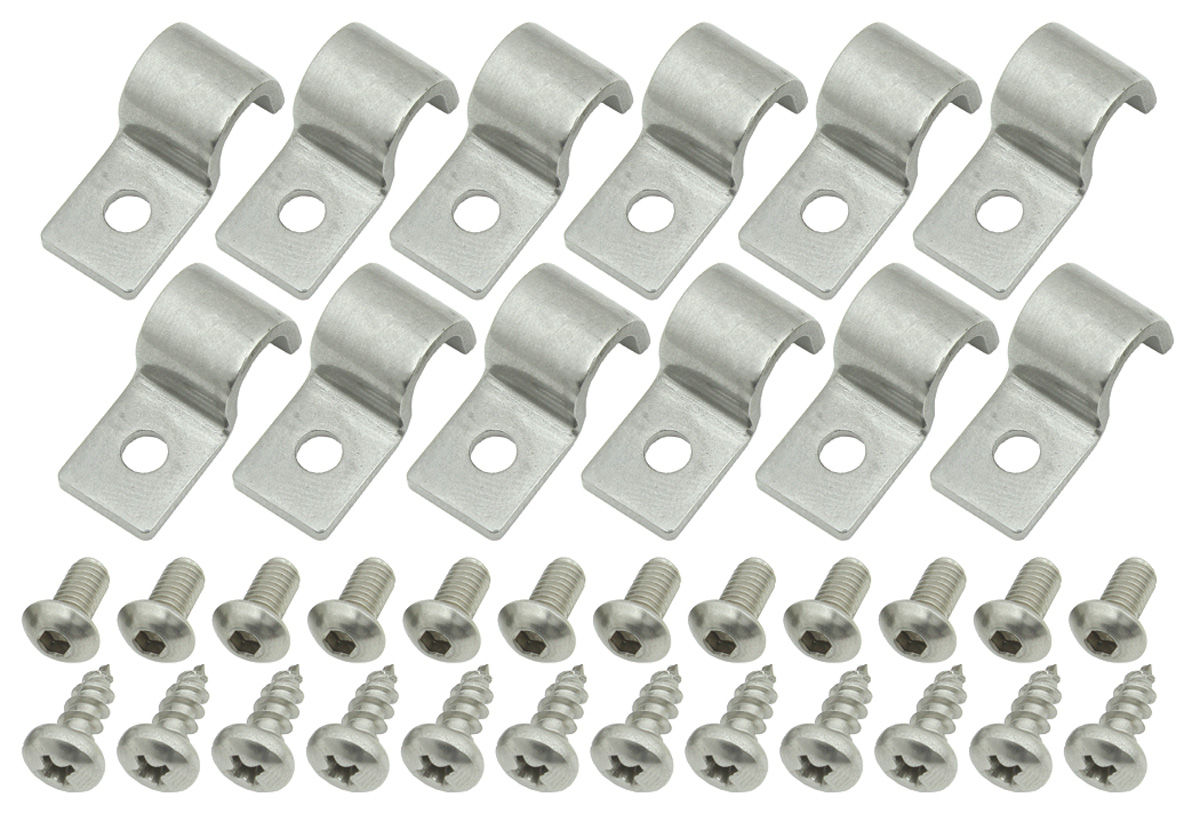 Line Clamps, Kugel, 3/8", Stainless Steel, 12 Pack @ OPGI.com