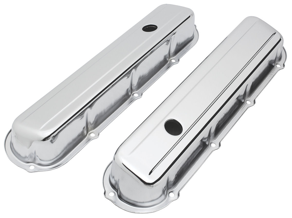 Valve Covers, 1968-84 Cadillac, 368-500 V8, Chrome @ OPGI.com