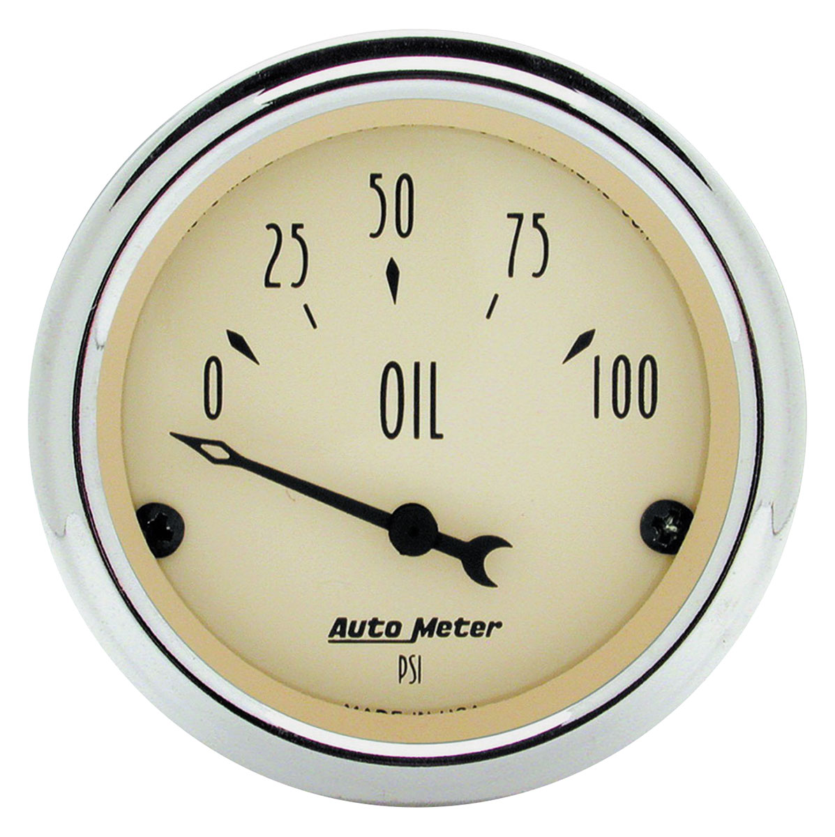 Gauge, Oil Pressure, AutoMeter, Electric, 2-1/16", 0-100 PSI @ OPGI.com