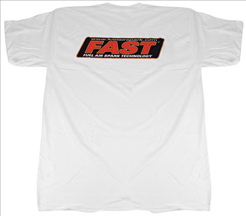 Comp Cams - Shirt, FAST Logo, White @ OPGI.com