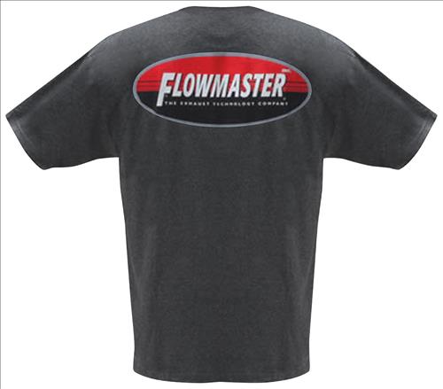 Shirt, Flowmaster Oval Tee, Charcoal @ OPGI.com