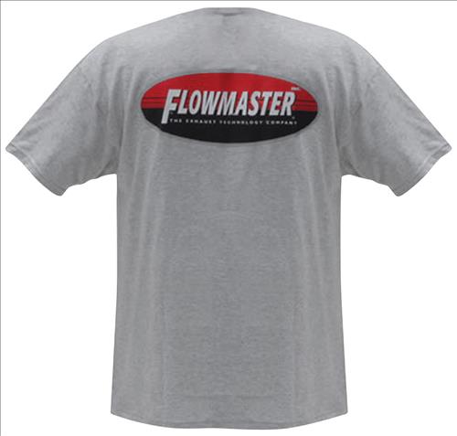 Shirt, Flowmaster Oval Tee, Light Gray @ OPGI.com