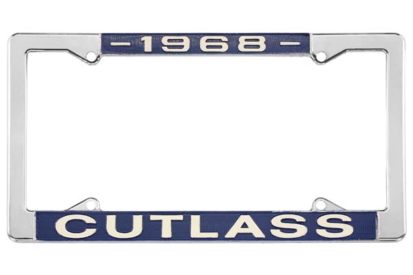 RESTOPARTS - License Plate Frame, 1968 Cutlass @ OPGI.com