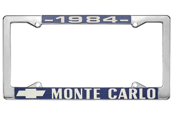 RESTOPARTS - License Plate Frame, 1984 Monte Carlo @ OPGI.com
