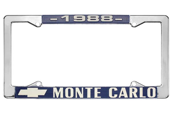 RESTOPARTS - License Plate Frame, 1988 Monte Carlo @ OPGI.com