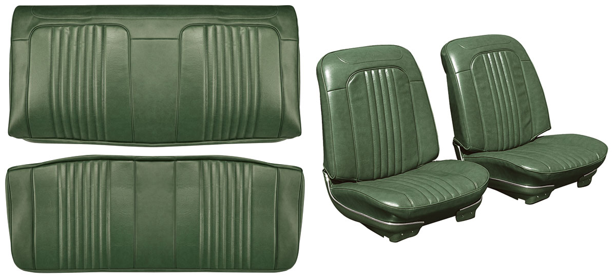 Distinctive Industries - Seat Upholstery Kit, 1971-72 Chevelle, Front ...