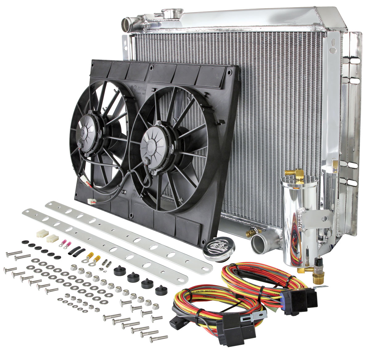 Radiator Module, Aluminum, Be Cool, 1966-67 CH/EC, AT, LH Upper/Lower ...