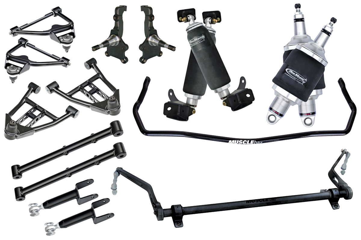 RideTech - Air Suspension Set, AirRide/Ride Tech, 1968-72 A-Body @ OPGI.com