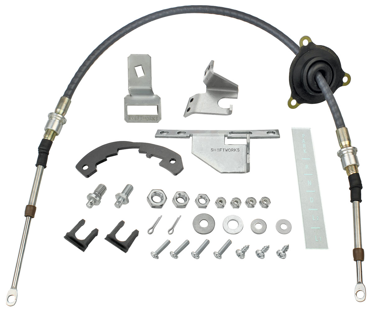 Shiftworks - Conversion Kit, Shifter, 1966-67 Chevelle/El Camino, TH350 ...