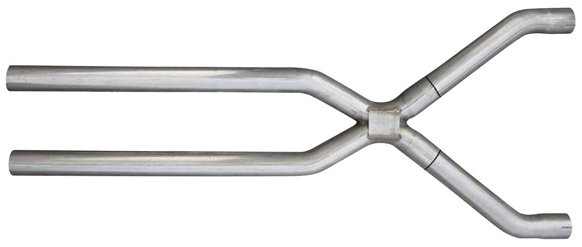 Exhaust Set, Pypes, 3" SS, Universal Tunnel X-Pipe @ OPGI.com