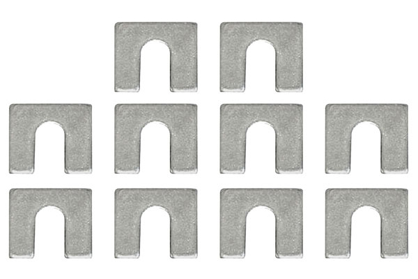Body Shims, 1-1/4" x 1-1/8" x 1/8" (3mm), 10-Piece @ OPGI.com