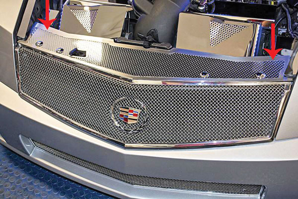 American Car Craft - Header Panel, 2004-09 XLR/2006-09 XLR-V, Stainless ...