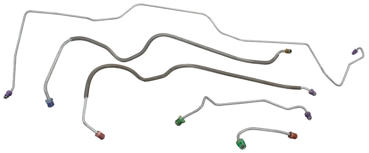 Fine Lines - Brake Line, Front, 1969-72 BOP, Power Drum @ OPGI.com