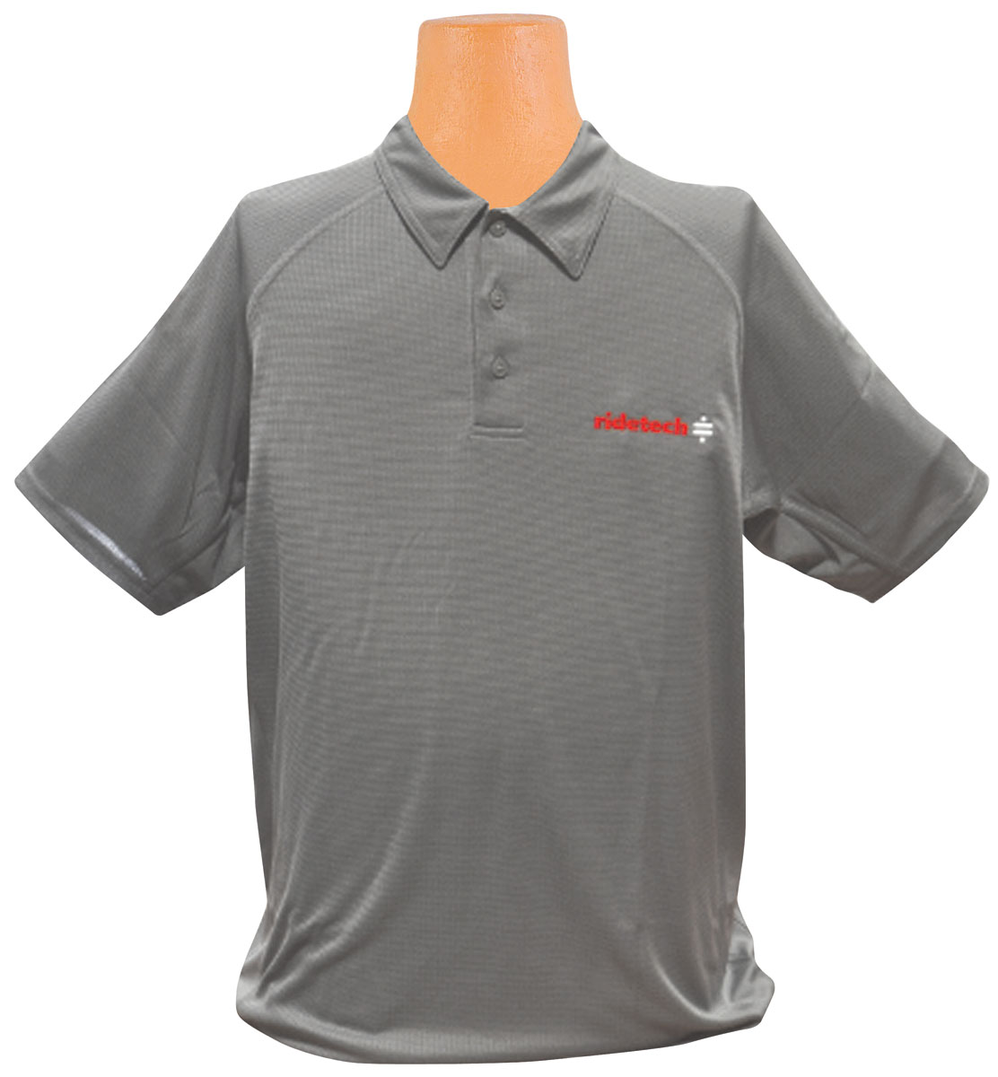 RideTech - Shirt, Ride Tech Logo, Gray Polo @ OPGI.com