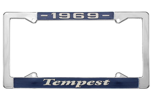 RESTOPARTS - License Plate Frame, 1969 Tempest @ OPGI.com