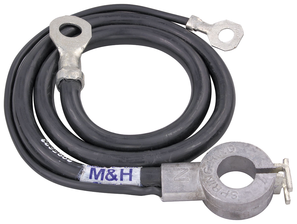 M&H - Battery Cable, Negative, Battery to Stud, 1960 Corvair, Spring ...
