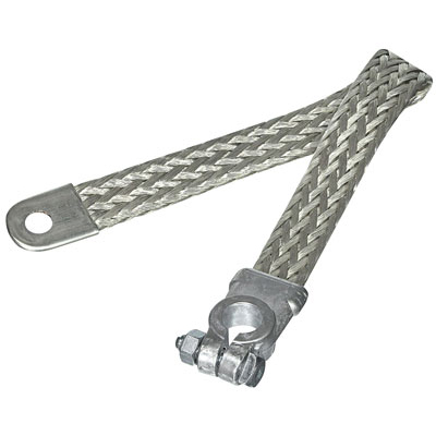 Battery Extension, Negative, Braided, 12" 1960-64 Corvair @ OPGI.com