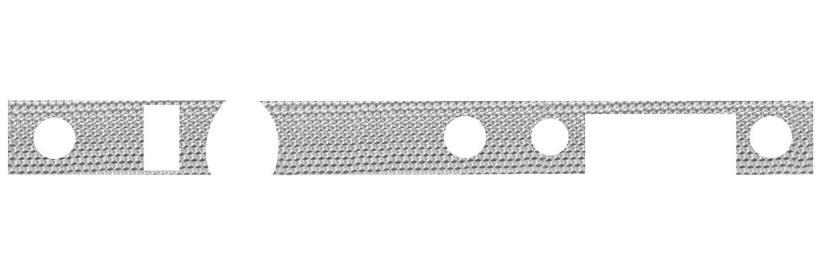Dash Insert, Swirled Aluminum, 1970-72 GTO, Lower, Peel & Stick Vinyl ...