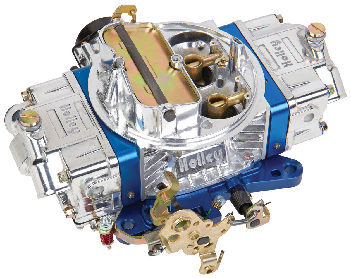 Carburetor, Holley, 650 CFM Ultra Double Pumper, Blue Metering Blocks ...