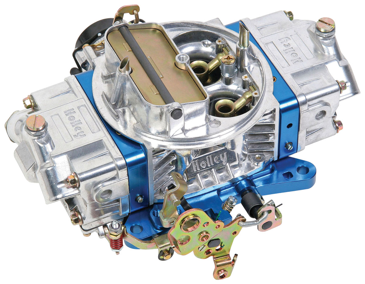 Carburetor, Holley, 750 CFM Ultra Double Pumper, Blue Metering Blocks ...