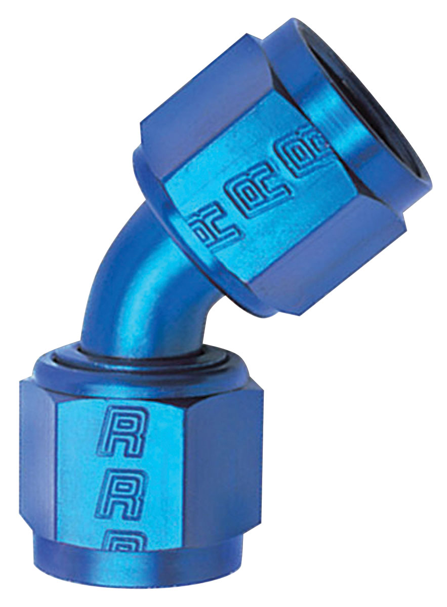 Adapter, Swivel Connector, Russell, -6AN Female, 45 Degree @ OPGI.com