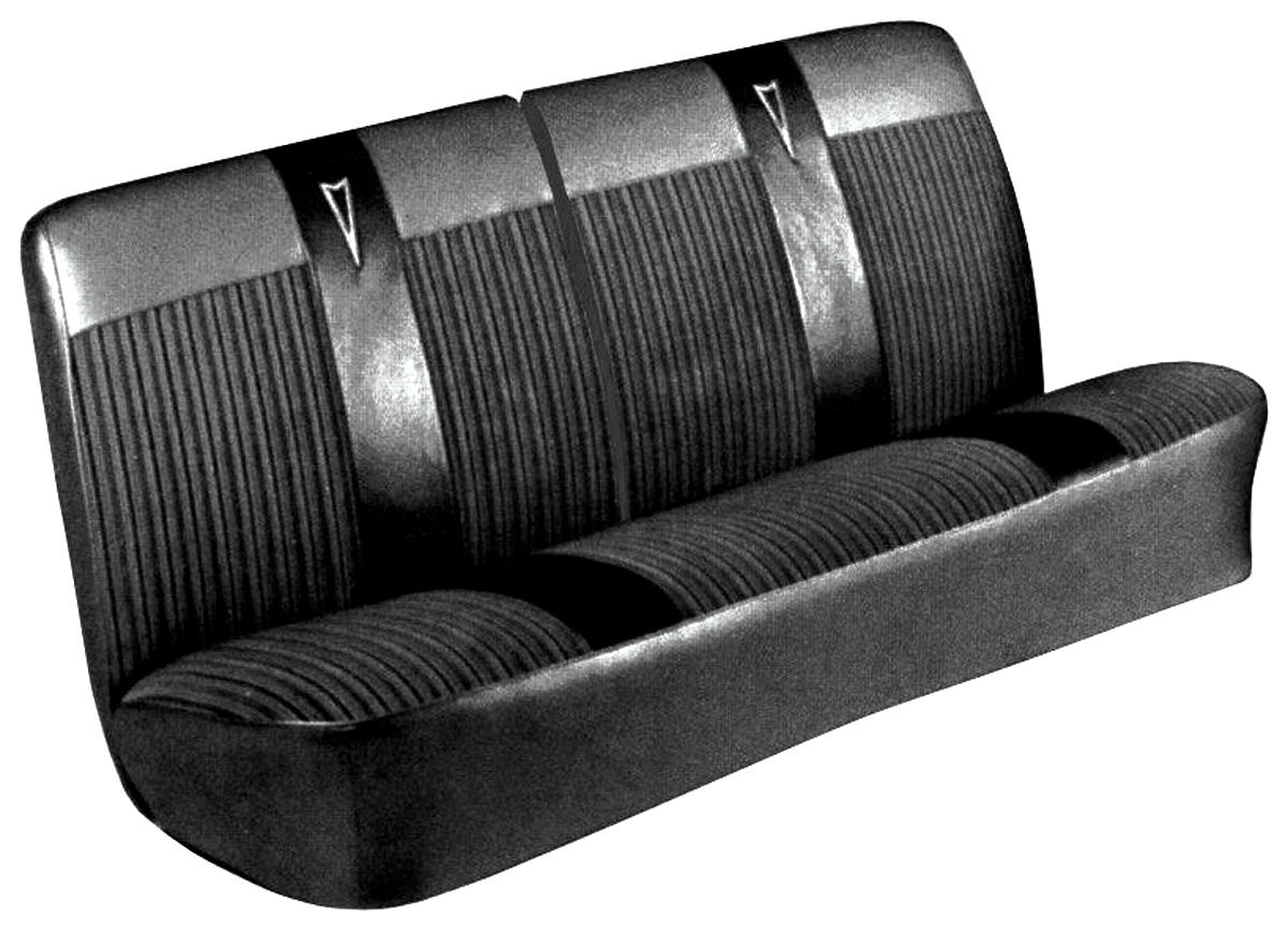 Seat Upholstery, 1964 Tempest/Lemans, Coupe Rear PUI @ OPGI.com