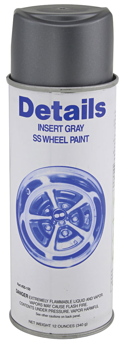 Paint, Super Sport Wheel, 1971-72 Dark Gray, 12oz @ OPGI.com