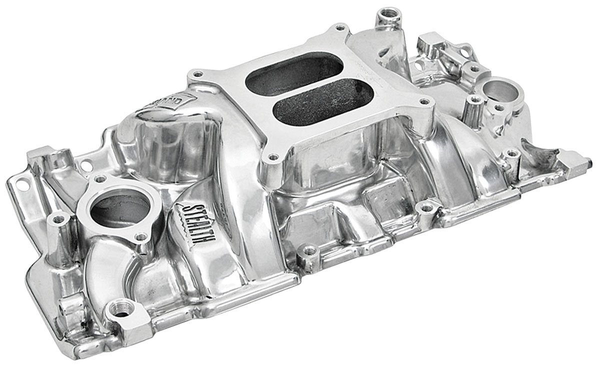 Weiand Performance - Intake Manifold, Weiand, Speed Warrior, SB Chevy ...