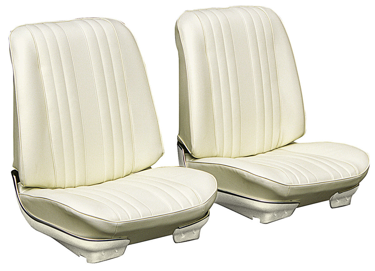 Seat Upholstery, 1969 Chevelle, 4dr Sedan Rear PUI @ OPGI.com