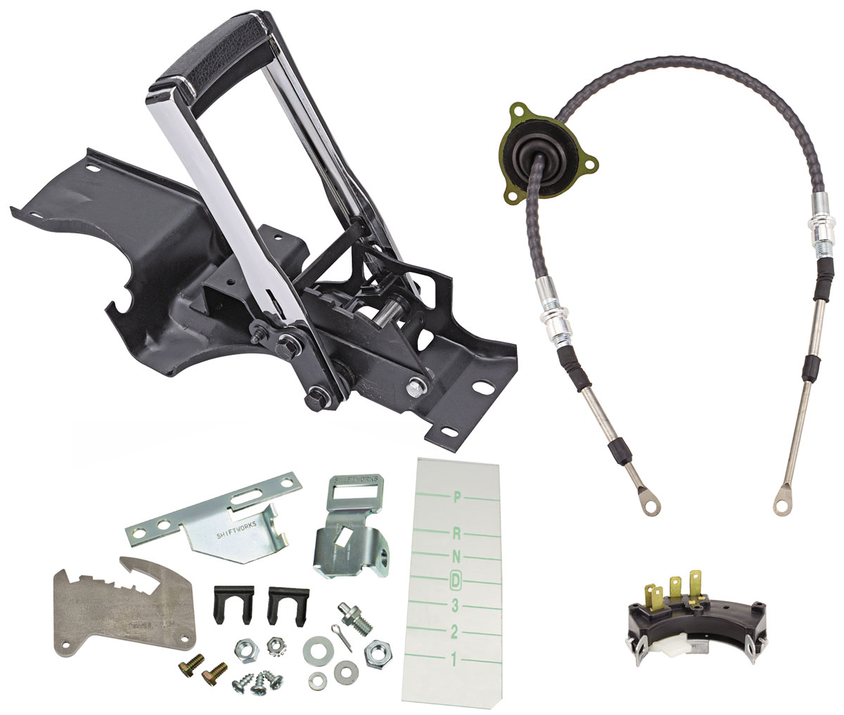 Shifter Bundle, RESTOPARTS & Shift, Ratchet, 1968-70 Chevelle 700R4,200 ...