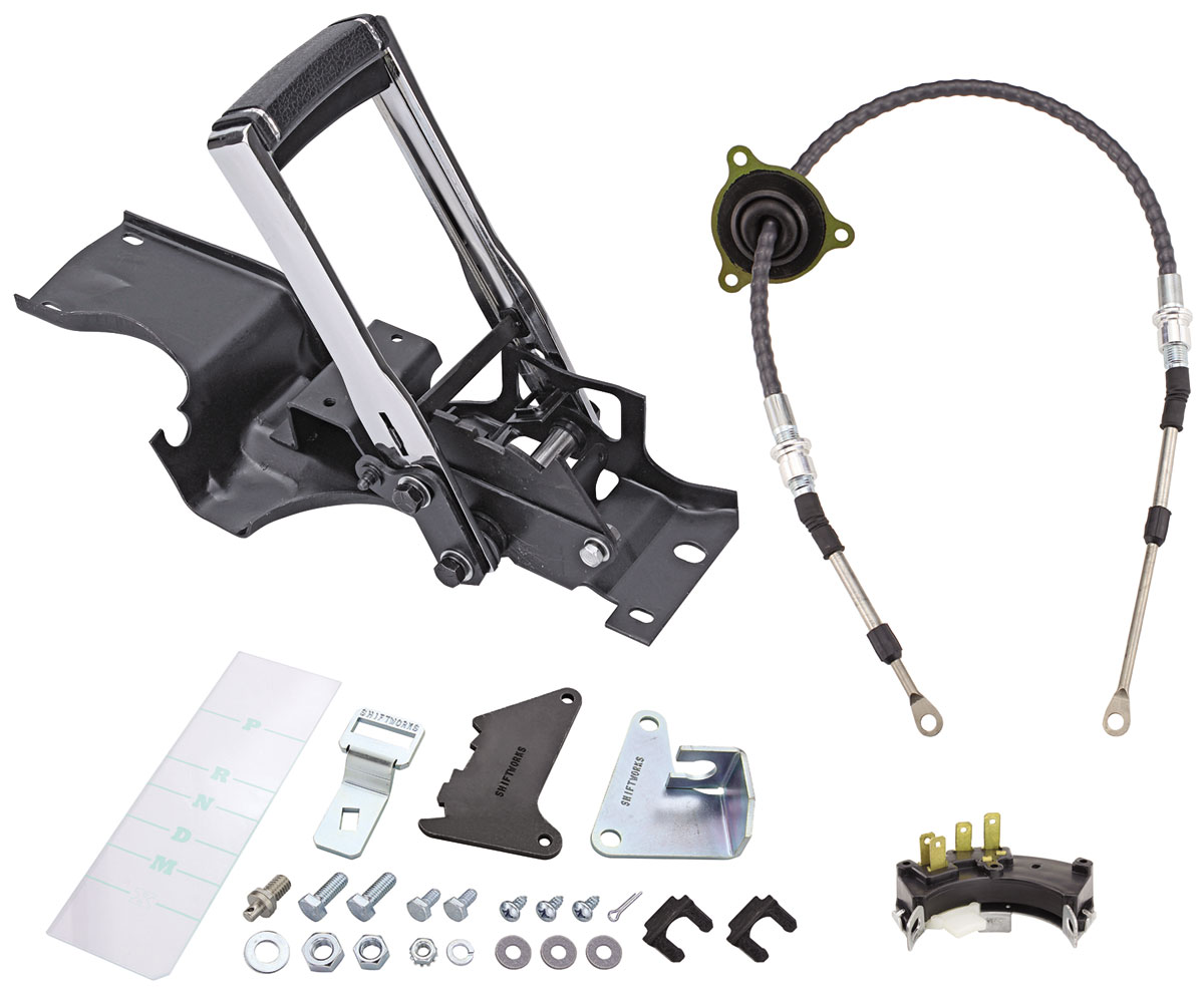 Shifter Bundle Pack, RESTOPARTS & Shiftworks, 68-70 Chevelle, 6L80E ...