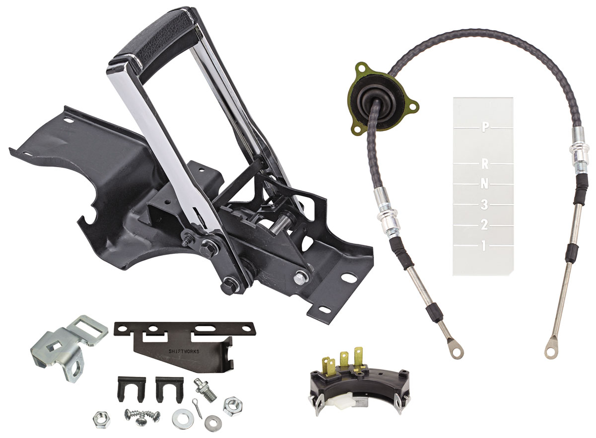 Shifter Bundle Pack, RESTOPARTS & Shiftworks, 71-72 Chevelle, TH350 ...