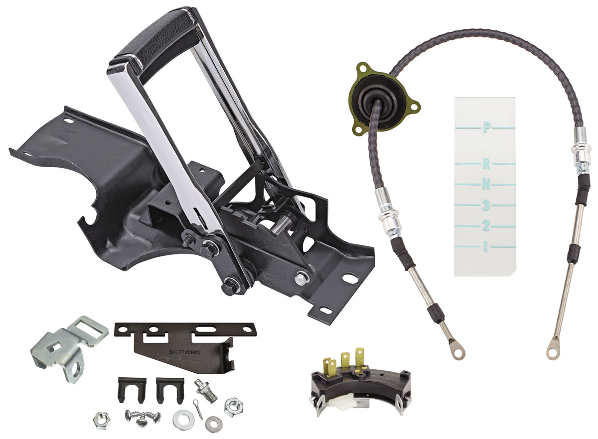 Shifter Bundle Pack, RESTOPARTS & Shiftworks, 68-70 Chevelle TH350 ...