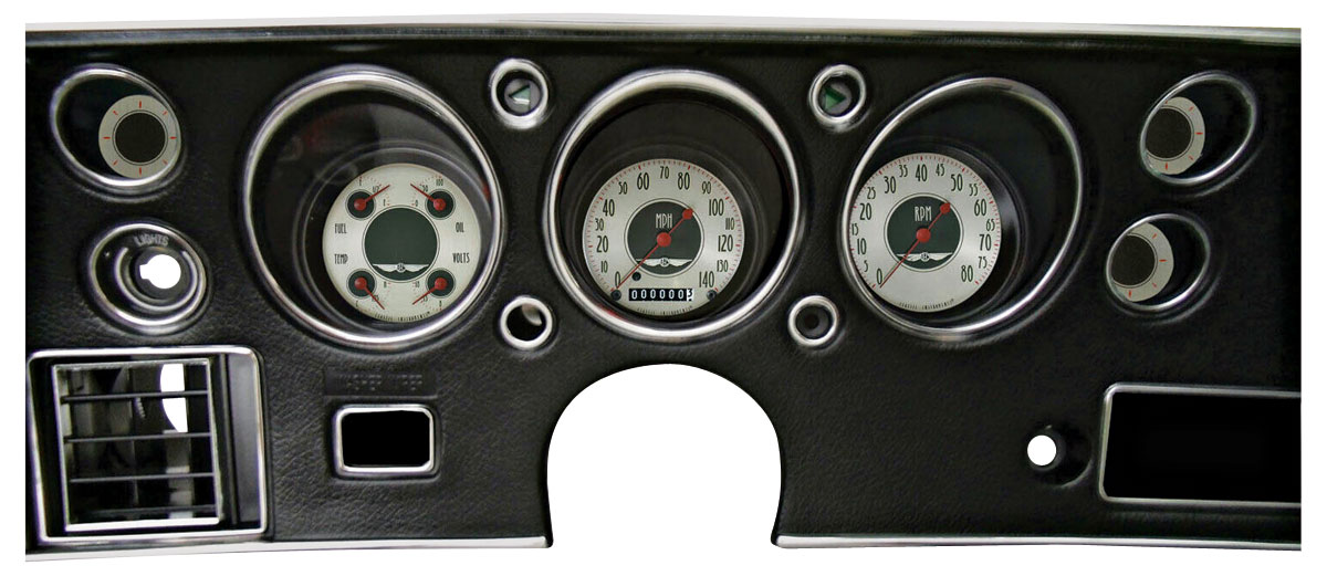 Classic Instruments - Gauge Conversion Kit, 1970-72 CH/EC/MC, All ...