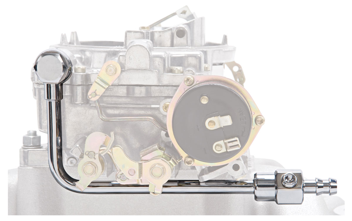 Fuel Line, Edelbrock, Performer, Chrome @ OPGI.com