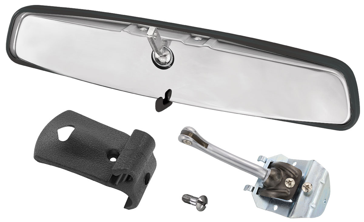 RESTOPARTS - Mirror Kit, 1968-70 A-Body, Convertible, 11-1/2" Day ...