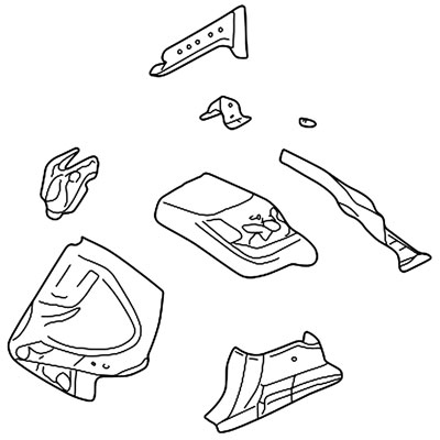 General Motors - Apron Assembly, Strut Tower, 2003-07 CTS/CTS-V @ OPGI.com