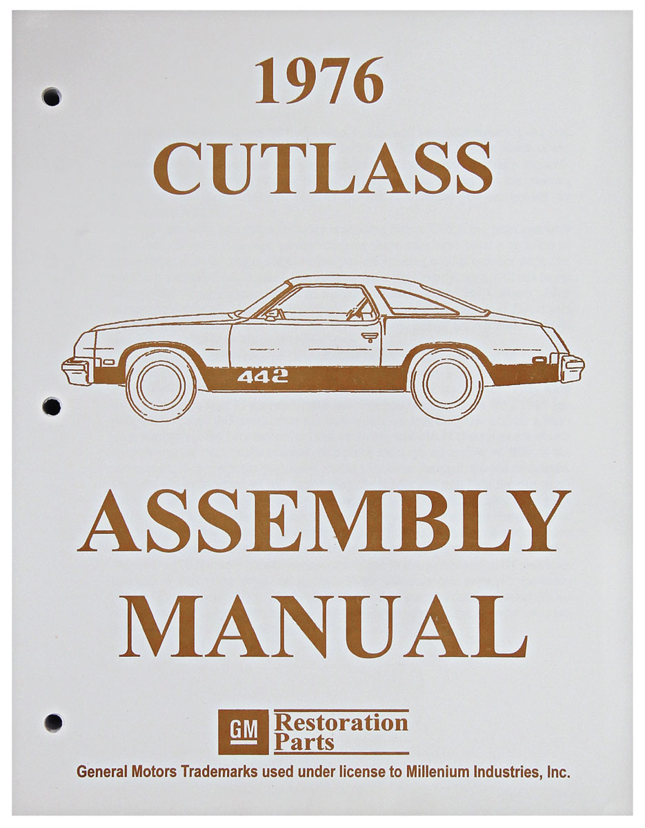 Factory Assembly Manual, 1976 Oldsmobile Cutlass @ OPGI.com