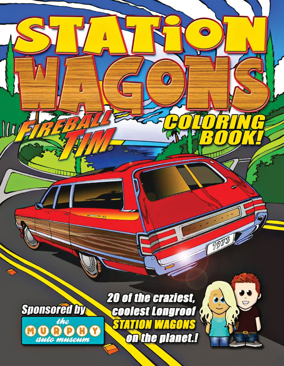 Coloring Book, Fireball Tim, Station Wagons @ OPGI.com
