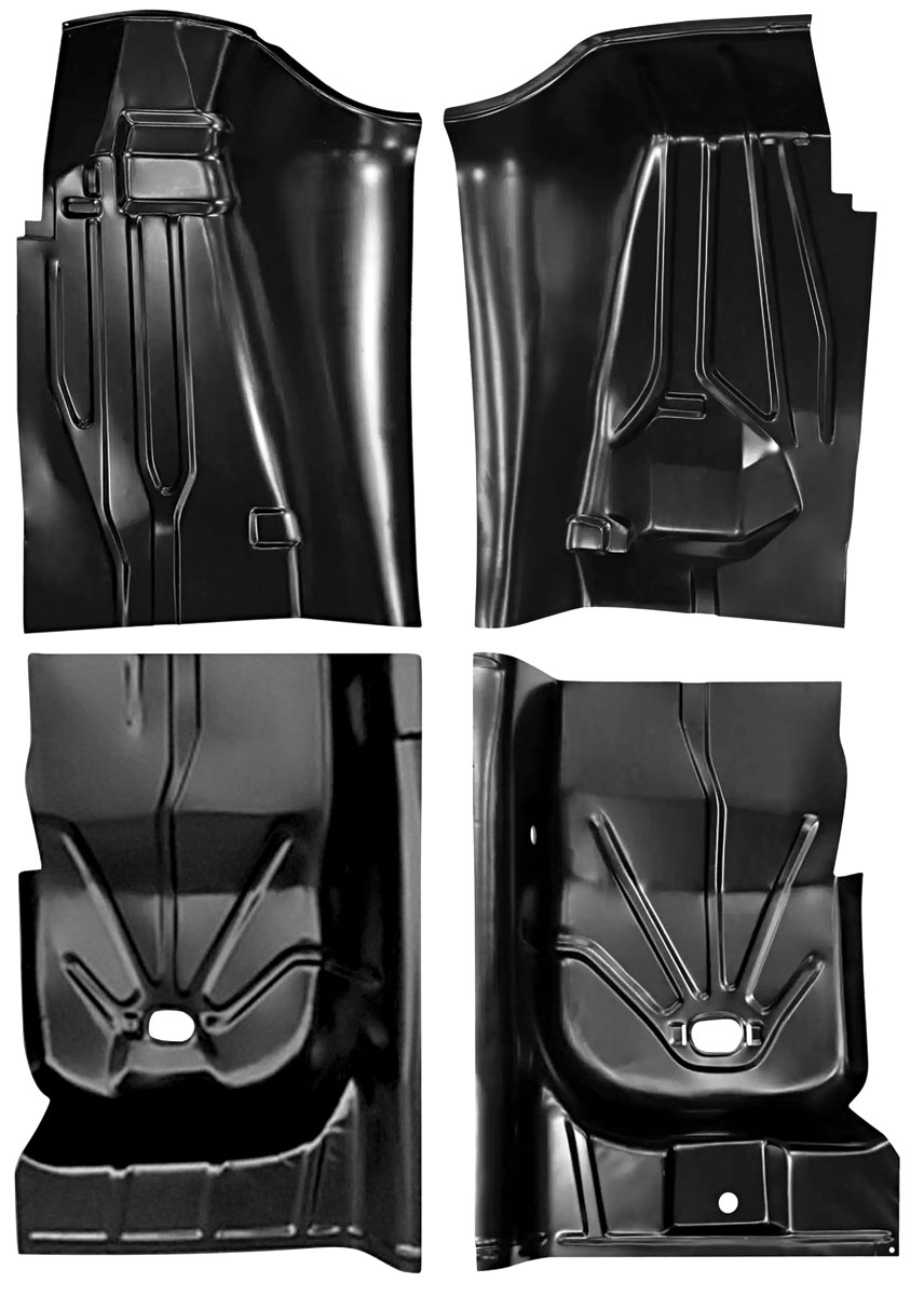 RESTOPARTS - Floor Pan Patch, 1978-88 G-Body, 4-Pcs @ OPGI.com