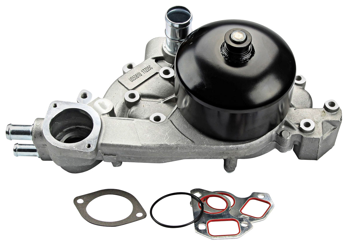 Water Pump, Lokar, LS, Aluminum, F-body/GTO Style, Cast Finish @ OPGI.com