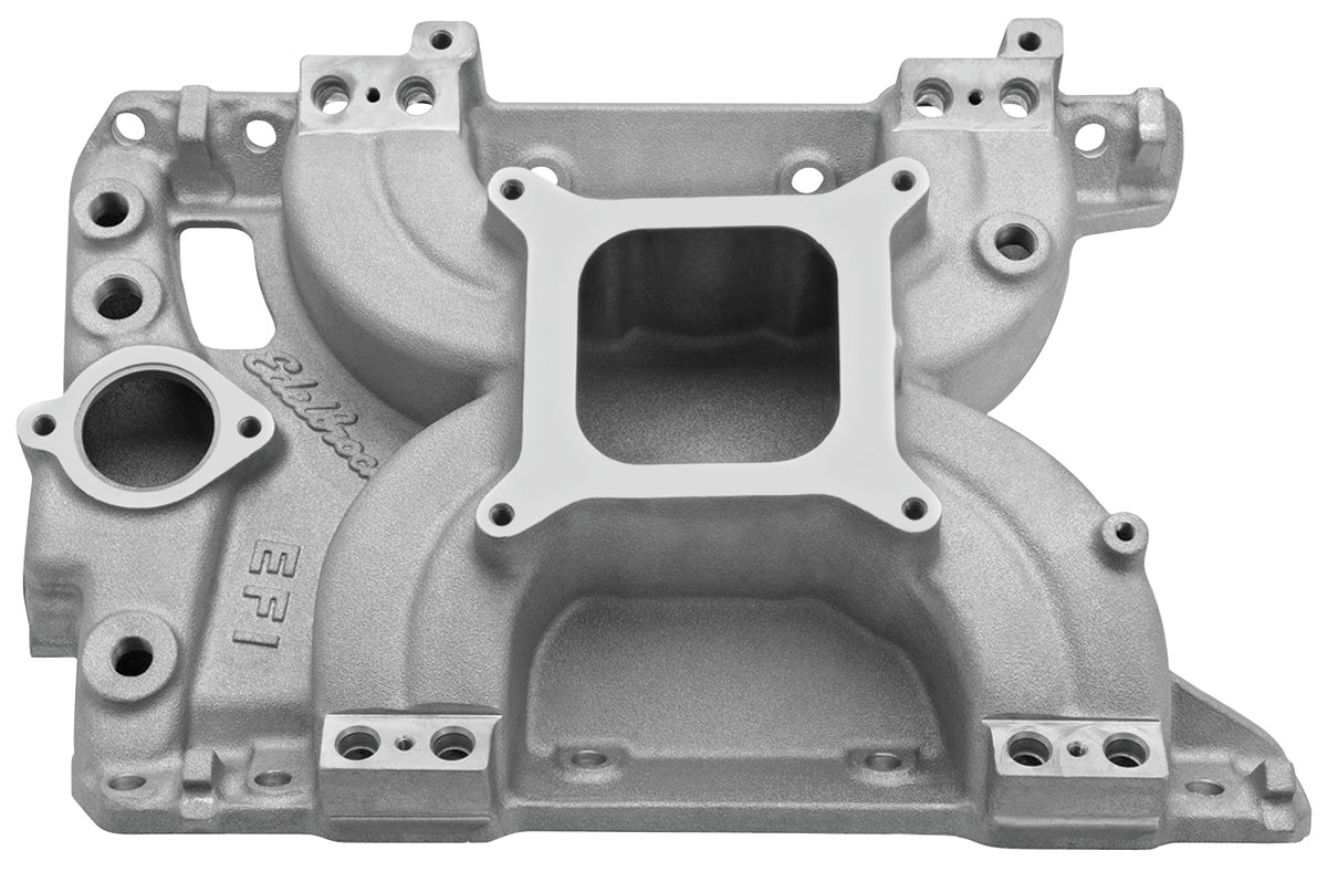 Edelbrock - Intake Manifold, Torker II, 1965-77 Pontiac 400-455, EFI ...