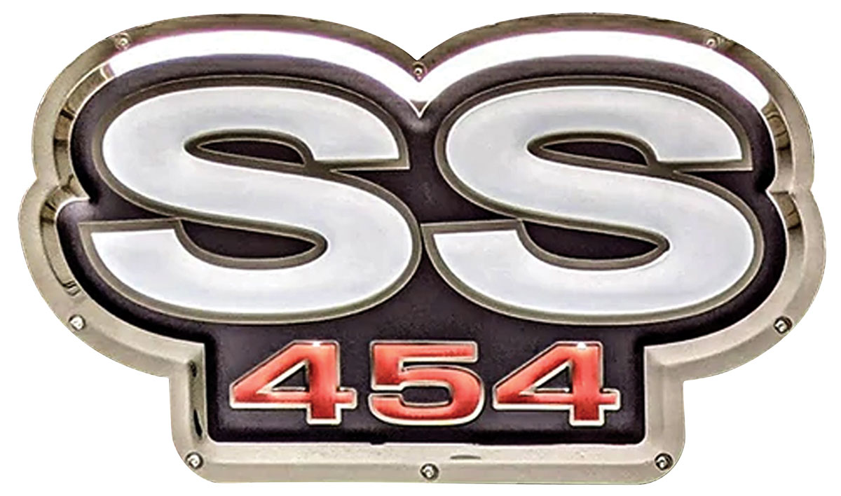 Sign, Chevrolet SS 454, 10" x 17" @ OPGI.com