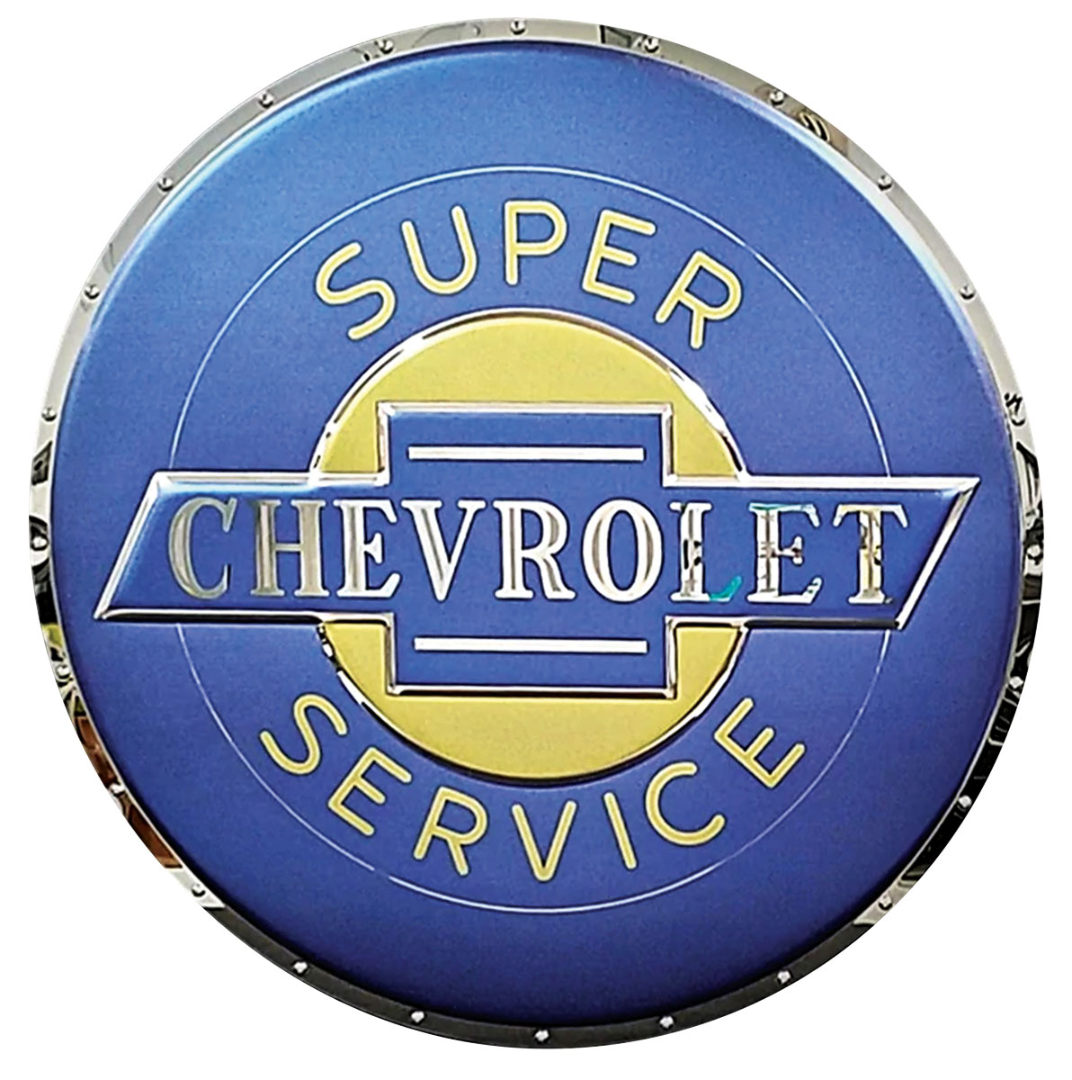 Sign, Chevrolet Super Service 22" x 22" @ OPGI.com