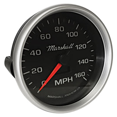 Marshall Instruments - Speedometer, 5" In-Dash Electric Programmable, 0 ...