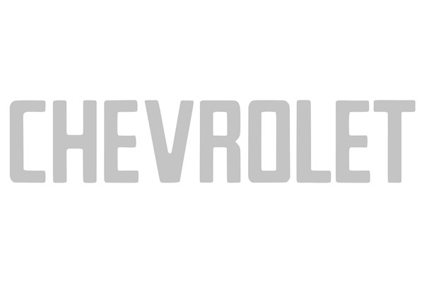 Phoenix Graphix - Decal, 1958-66 Style "Chevrolet" Letters, 5-3/16" X 2 ...