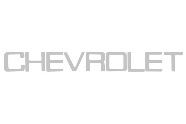 Phoenix Graphix - Decal, 1981-86 Style "Chevrolet" Letters, 1.75" Tall ...