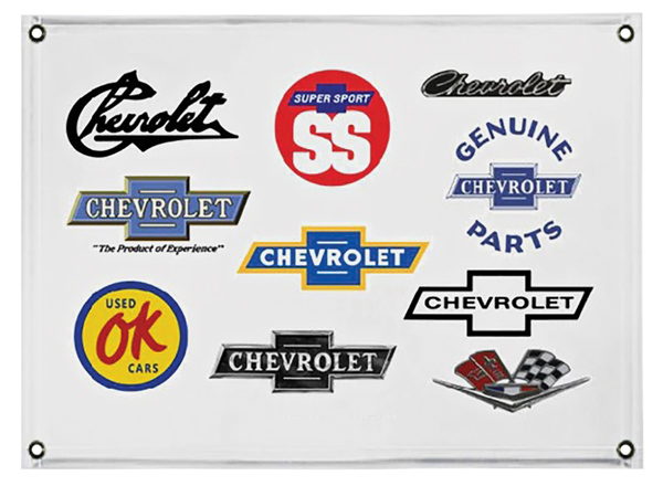 Banner, Chevrolet, Badges Through The Years @ OPGI.com