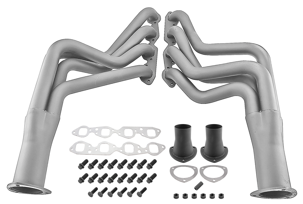 Performance by OPGI - Headers, Square Port 2" Tubes, 1968-74 BB Chev A-Body, 3-1/2" Collector ...