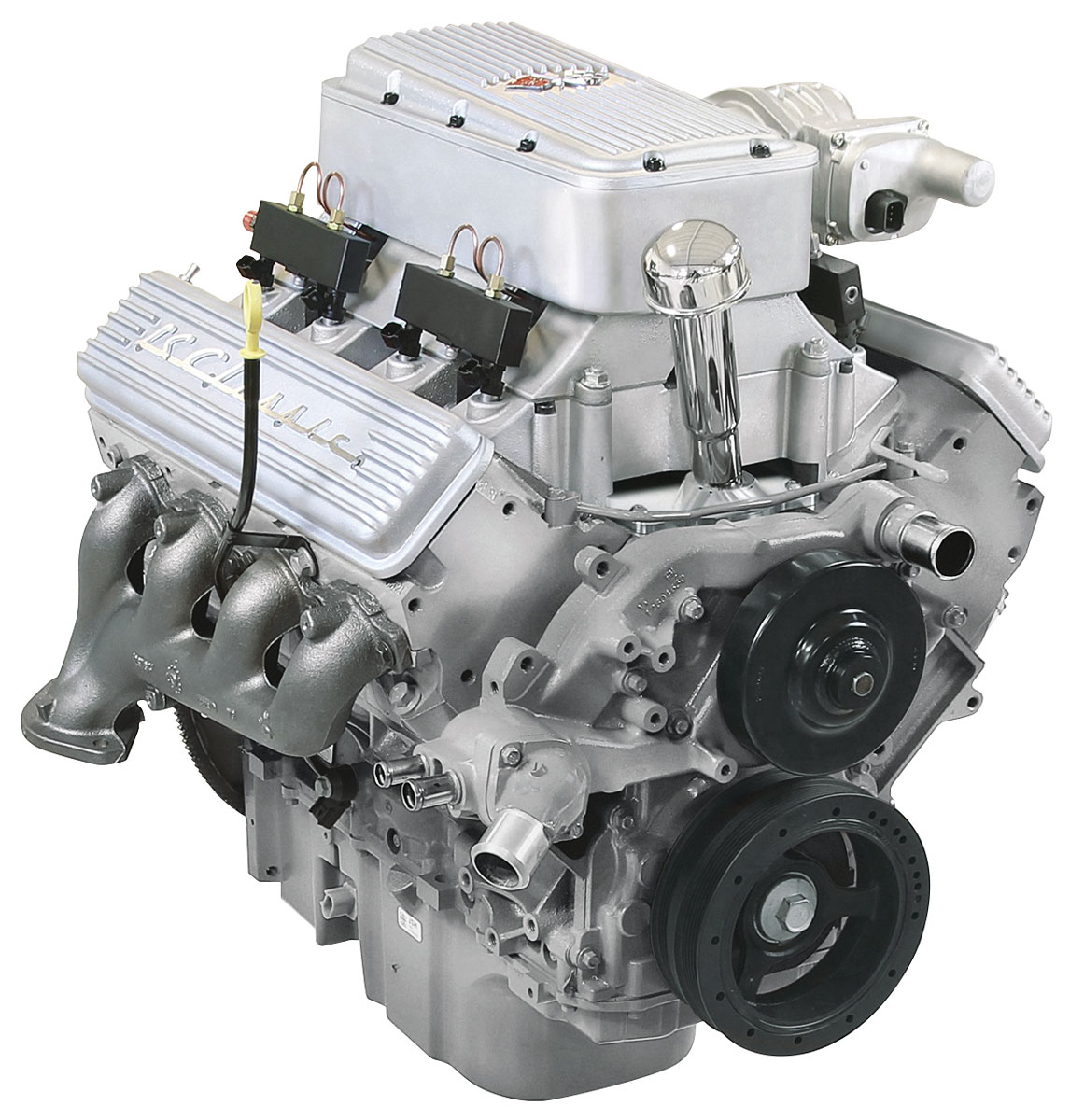 Crate Engine, Lokar, LS3 495 HP, '63 Fuelie, SBC Style Valve Covers ...